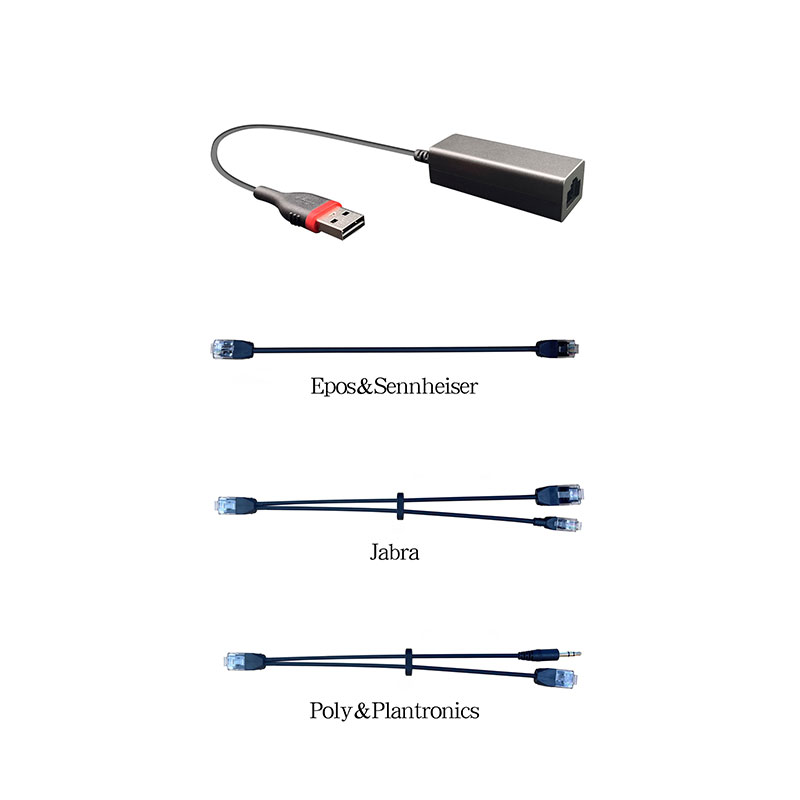 EHS Wireless Headset Adapter | Inbertec Professional Noise Canceling ...